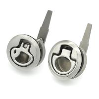 China Stainless Steel Flush Pull Slam Cam Latch Lock Marine Hatch Latch for sale