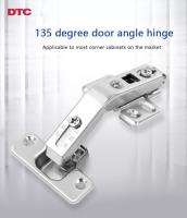 China 135 Degree Open Hydraulic Concealed Hinges Kitchen Cabinet Corner Door for sale