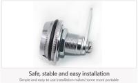 China Cabinet Door Cam Latch Lock 3 Digit Intelligent Password Combination for sale