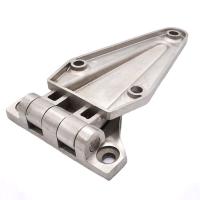China 148mm Heavy Duty Hinges For Steel Doors 180 Degree Roaster Freezer for sale
