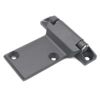 China Adjustable Cabinet T Type Hinge Zinc Alloy 135x130x27.5mm for sale