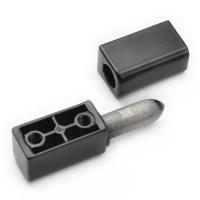 China Zinc Alloy Heavy Duty Torque Hinge , Lift Off Door Hinges 62x17.5x17.5mm for sale