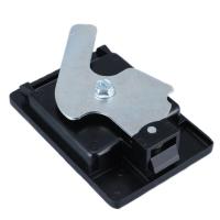 China Black Paddle Latch Lock Zinc Alloy Hardware Equipment Part 105.5x97.5x28.6mm for sale