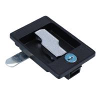 China Black Paddle Latch Lock Zinc Alloy Hardware Equipment Part 105.5x97.5x28.6mm for sale
