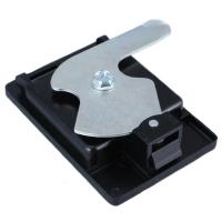 China Black Paddle Latch Lock Zinc Alloy Hardware Equipment Part 105.5x97.5x28.6mm for sale