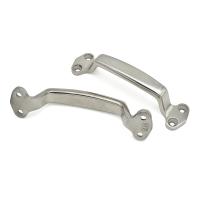China Four Hole Stainless Steel Industrial Pull Handle Silver for sale