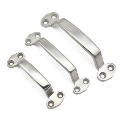 China Four Hole Stainless Steel Industrial Pull Handle Silver for sale