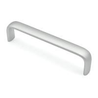 China Oval Shaped Black Aluminum Industrial Drawer Pulls White for sale