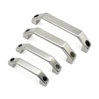 China Stainless Steel Handle U Shaped Cabinet Pull External Hole / Internal Thread Handle for sale