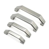 China Stainless Steel Handle U Shaped Cabinet Pull External Hole / Internal Thread Handle for sale