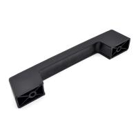 China 232mm U Black Plastic Pull Handle Medical Equipment And Rail Transit Handle for sale