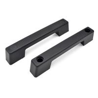 China 232mm U Black Plastic Pull Handle Medical Equipment And Rail Transit Handle for sale