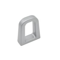 China Zinc Alloy U-Shaped Matte Silver Handle Strong Metal Small Instruments Pull Handle for sale