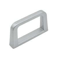 China Zinc Alloy U-Shaped Matte Silver Handle Strong Metal Small Instruments Pull Handle for sale