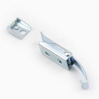 China Mini Spring Carbon Steel Hasp Lockable Draw Latch 50mm*13mm for sale