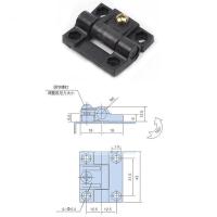 China Adjustable Torque Positioning Flat Hinge Constant Level Damper Plastic for sale
