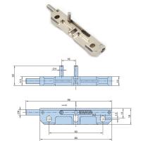 China Symmetrical Hardware Door Flush Bolt 2.9 Inch Security Door Guard Lever Action for sale