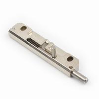 China Symmetrical Hardware Door Flush Bolt 2.9 Inch Security Door Guard Lever Action for sale