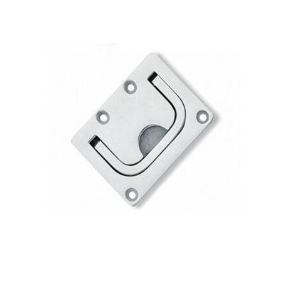China Solid Boat Ring Pull Handles Hatch Flush Lift For Boat Deck for sale