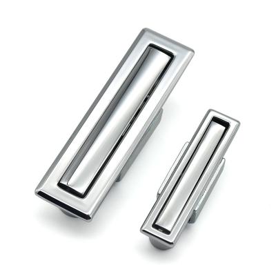 China Invisible Tatami Cabinet Industrial Pull Handle Drawer Zinc Alloy Rotating Hidden Grip for sale