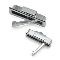 China Invisible Tatami Cabinet Industrial Pull Handle Drawer Zinc Alloy Rotating Hidden Grip for sale
