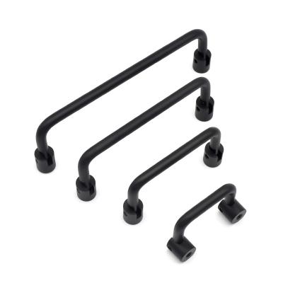 China Minimalist Wardrobe Pull Handle 40mm Hardware 90 Degree Folding for sale