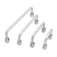 China Minimalist Wardrobe Pull Handle 40mm Hardware 90 Degree Folding for sale