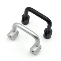 China Minimalist Wardrobe Pull Handle 40mm Hardware 90 Degree Folding for sale