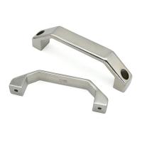 China U Stainless Steel Silver Cabinet Pull Handle 100mm Square Hardware Handle for sale