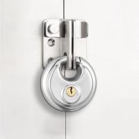 China Waterproof Stainless Steel Disc Lock With Key With 8 Inch Shackle Outdoor Padlock for sale