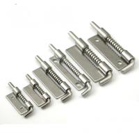 China 304 Stainless Steel Spring Loaded Latches Lock Hinge Security Bolt Barrel for sale