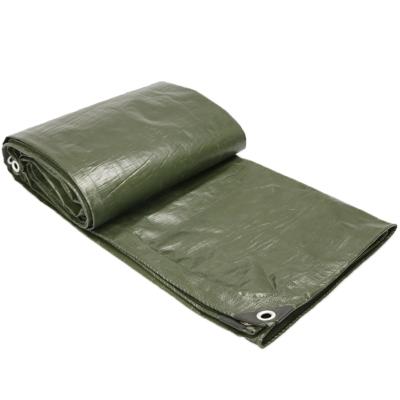 China China supplier green silver pe waterproof tarpaulin plastic sheet pe tarpaulin roll for truck cover for sale
