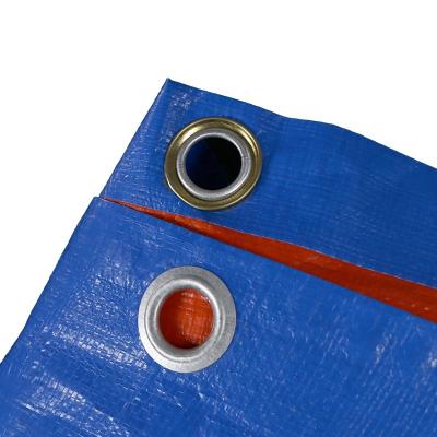 China Blue orange 4x5m waterproof pe tarpaulin for agriculture cover tarpaulin plastic polyethylene tarpaulin sheet for sale