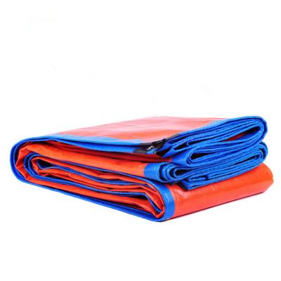 China Blue orange PE tarpaulin tarp plastic sheet fabric cheap price waterproof canvas tarpaulin for truck for sale