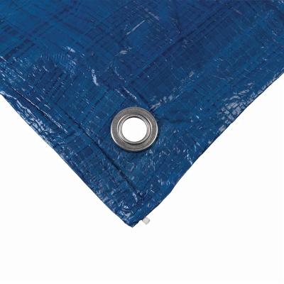 China Dark blue PE tarpaulin factory with cheap price polyethylene laminate sheet  tarpaulin rolls or truck cover for sale