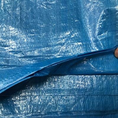 China Dark blue poly plastic fabric chinese supplier waterproof Insulated PE tarpaulin sheet for cargo protection for sale
