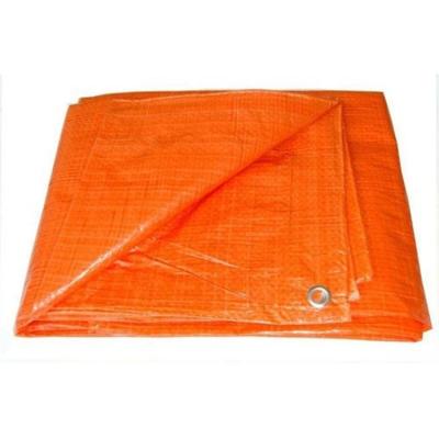 China Virgin Orange Silver PE Tarpaulin With Waterproof And UV Resistance HDPE Tarpaulin LDPE Coating For Cover for sale