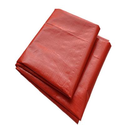 China Low Price Orange Blue Waterproof Outdoor Truck PE Tarpaulin Plastic Rainproof Cover Tarpaulin Roofing Cover for sale