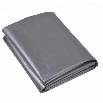 China Blue Silver PE Tarpaulin Polyethylene Tarpaulin Sheet Plastic Rainproof Cover Tarpaulin Roofing Cover for sale