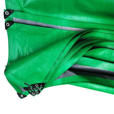China Heavy Duty Truck Cover 200gsm Green Blue PE Tarpaulin Plastic Rainproof Cover Tarpaulin Roofing Cover From China Factory for sale