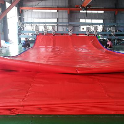 China Blue red PE tarpaulin factory with cheap price polyethylene laminate sheet  tarpaulin rolls or truck cover for sale