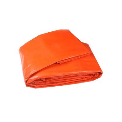 China Goood quality orange blue waterproof polyethylene fabrics pe tarpaulin with eyelets from china factory for sale