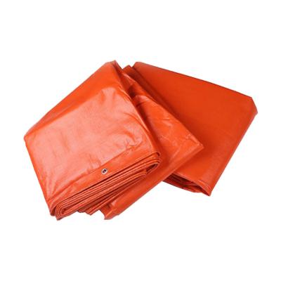 China American pe tarpaulin covering orang blue pe plastic weaving polyethylene materials tarpaulin for truck cover for sale
