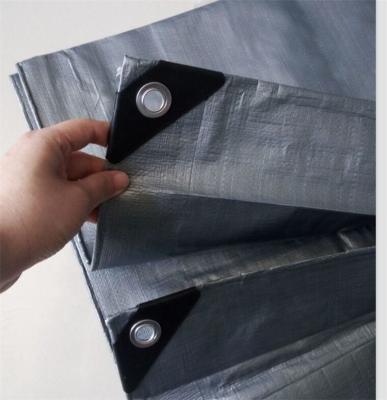 China Durable Multi-Purpose Pe Tarpaulin Ploy Tarps For Roof Cover Blue Silver Plastic PE Tarpaulins From Factory for sale