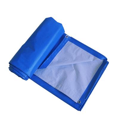 China Light Blue/White PE Tarpaulin for Africa Market - Tanzania, Kenya, Uganda for sale