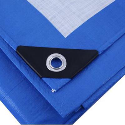 China High quality blue white pe tarpaulin with uv plastic tarpaulin cover for sale