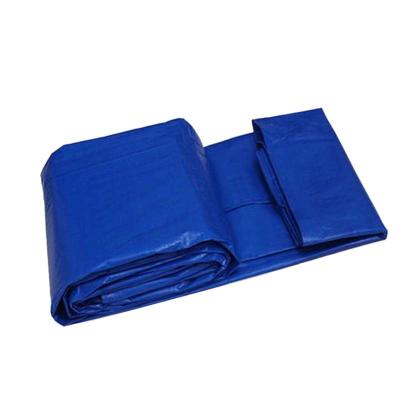 China Blue pe tarpaulin sheet 6x8m made from HDPE woven cloth&laminated from LDPE for various cover for sale