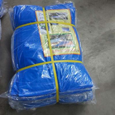 China China Supplier 150gsm Waterproof Blue PE Tarpaulin Fabric With Low Price for sale