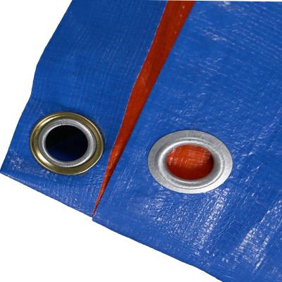 China High quality blue silver UV polyethylene tarpaulin waterproof PE tarpaulin roll from Linyi factory for sale