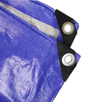 China Customized size recycled plastic 4x8 sheets blue pe poly tarp fabric with good service from China for sale